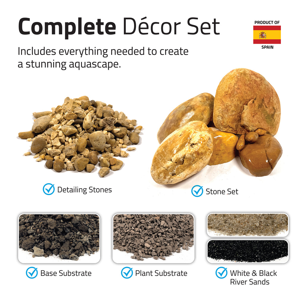 Fluval Yellowstone Aquascaper Natural Rock & Sand Décor Nano Set 11kg ...